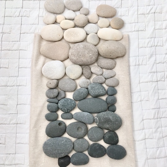 Accents | 5 Blue Lake Michigan Ombr Beach Rocks Decor | Poshmark